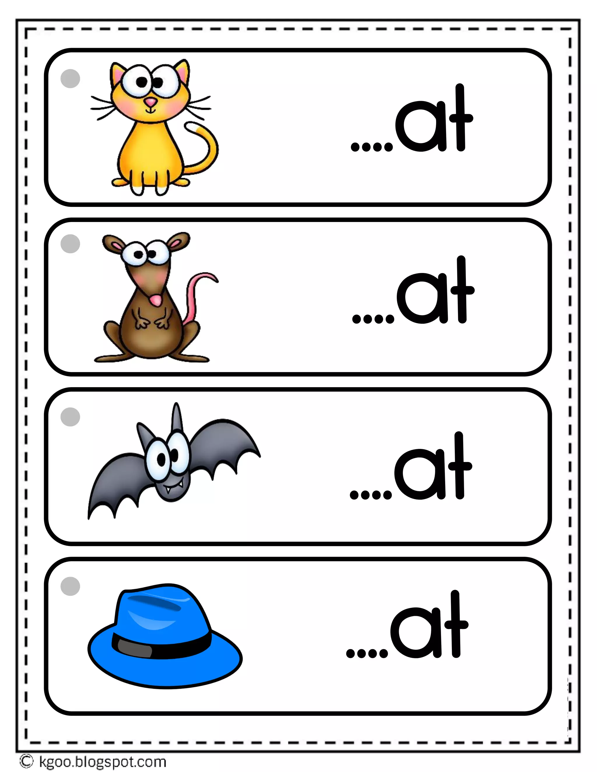 Cvc word family word work | PDF