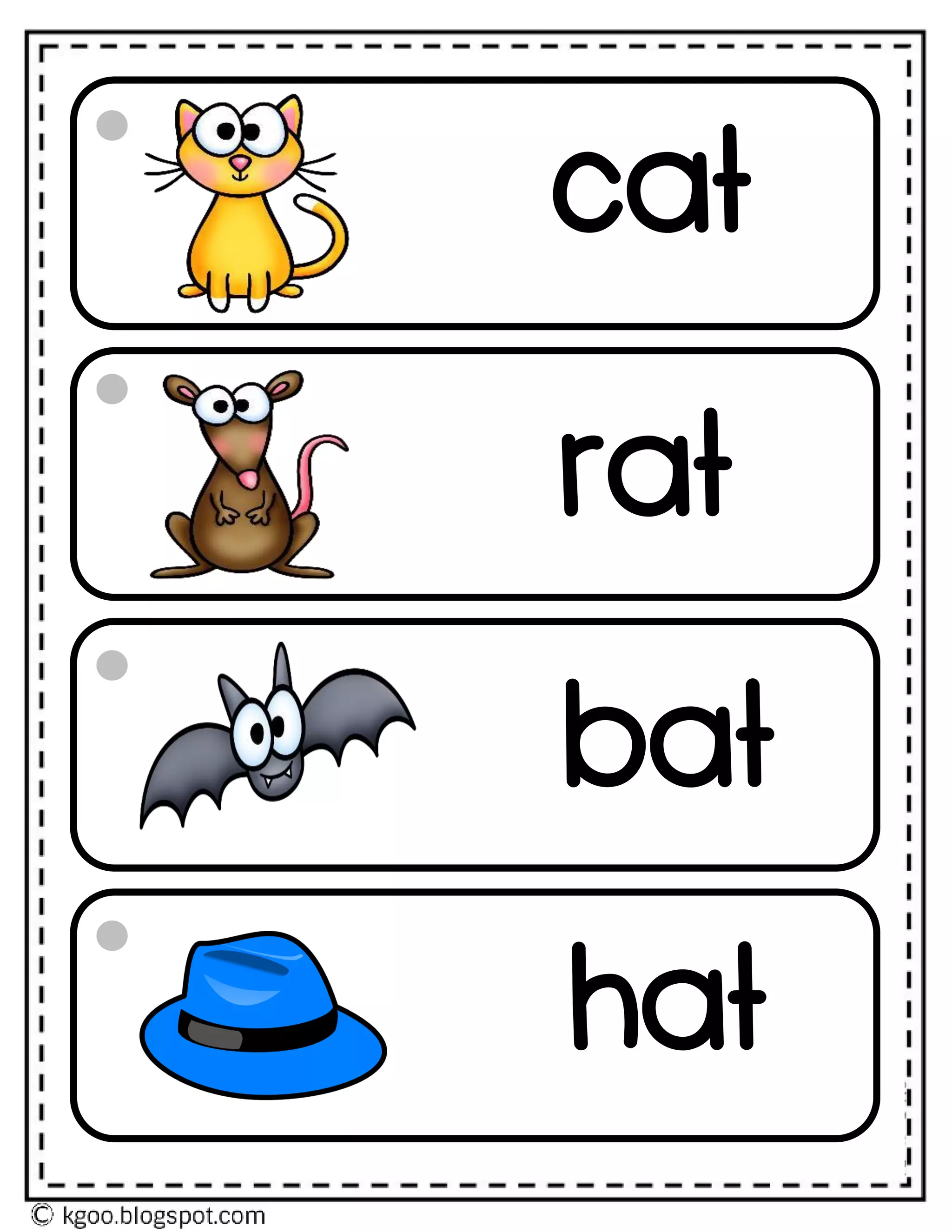 Cvc word family word work | PDF
