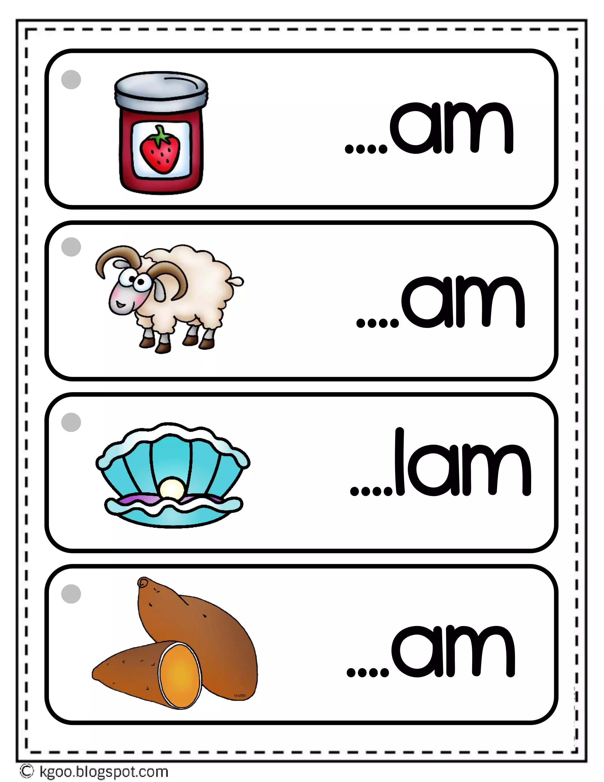 Cvc word family word work | PDF