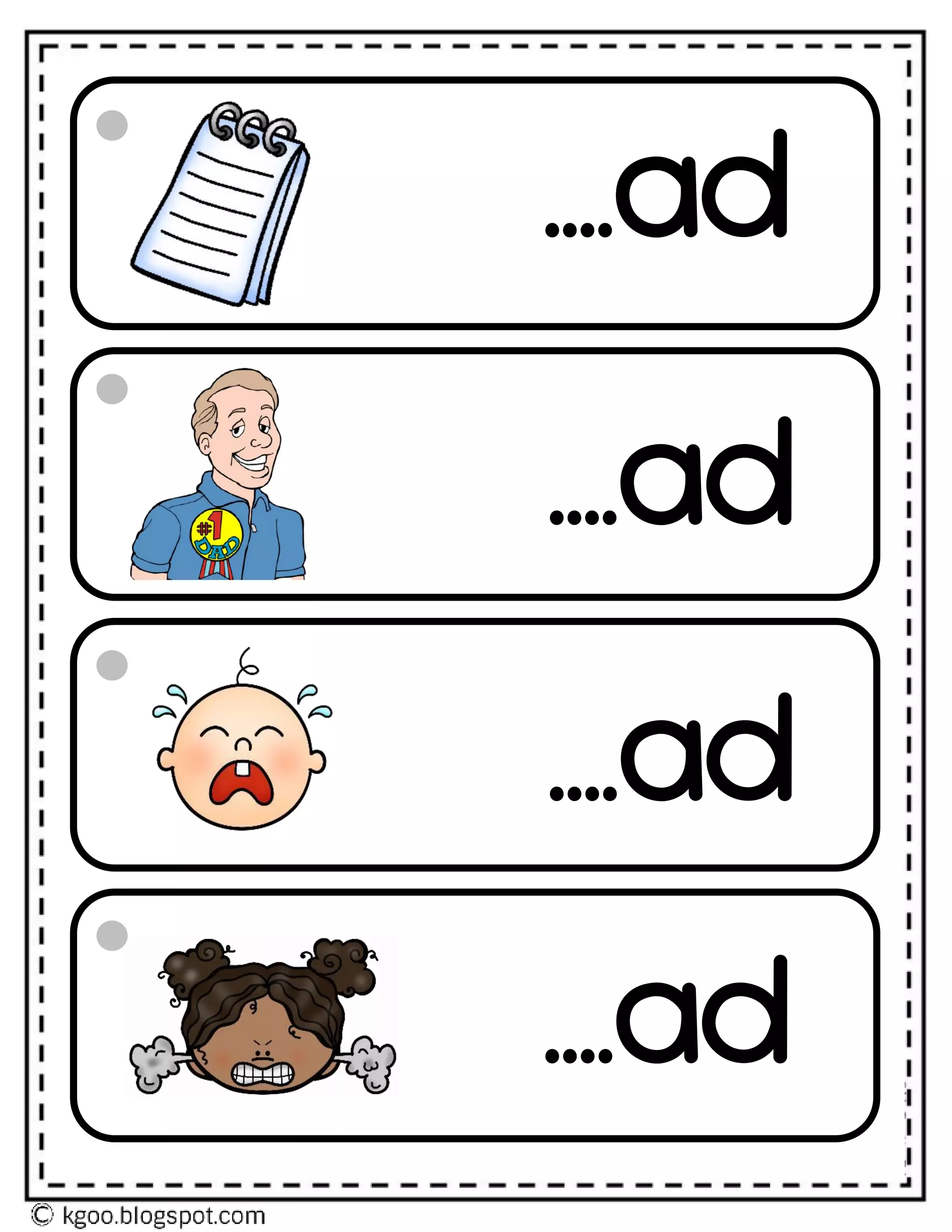 Cvc word family word work | PDF