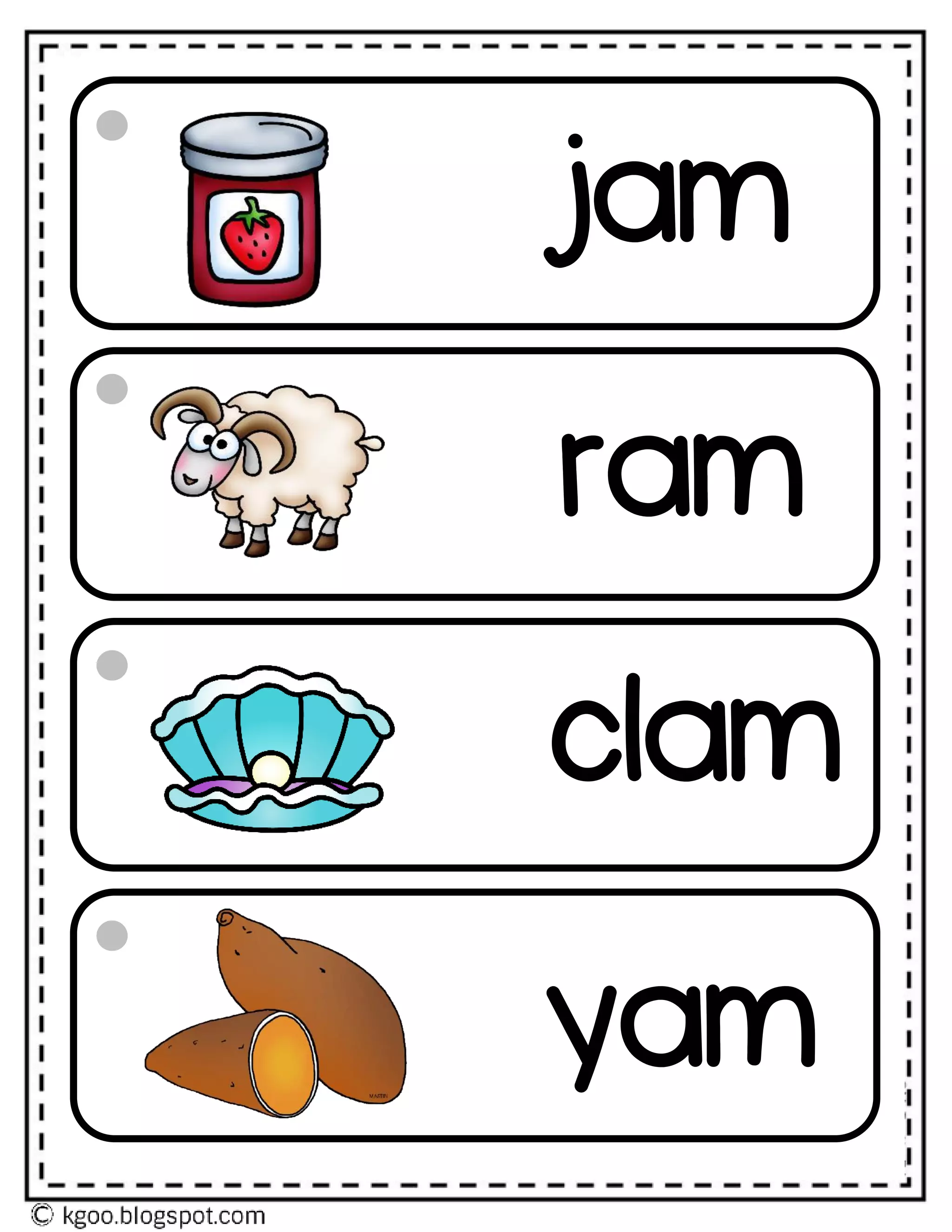 Cvc word family word work | PDF