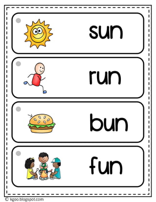 Cvc word family word work | PDF