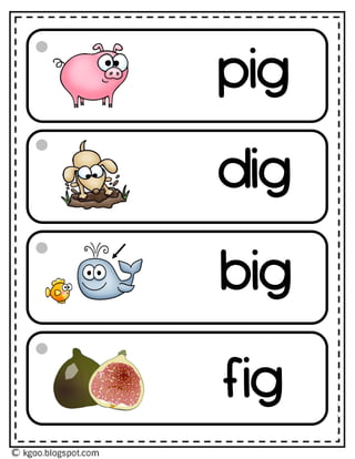 Cvc word family word work | PDF