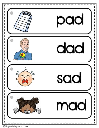 Cvc word family word work | PDF