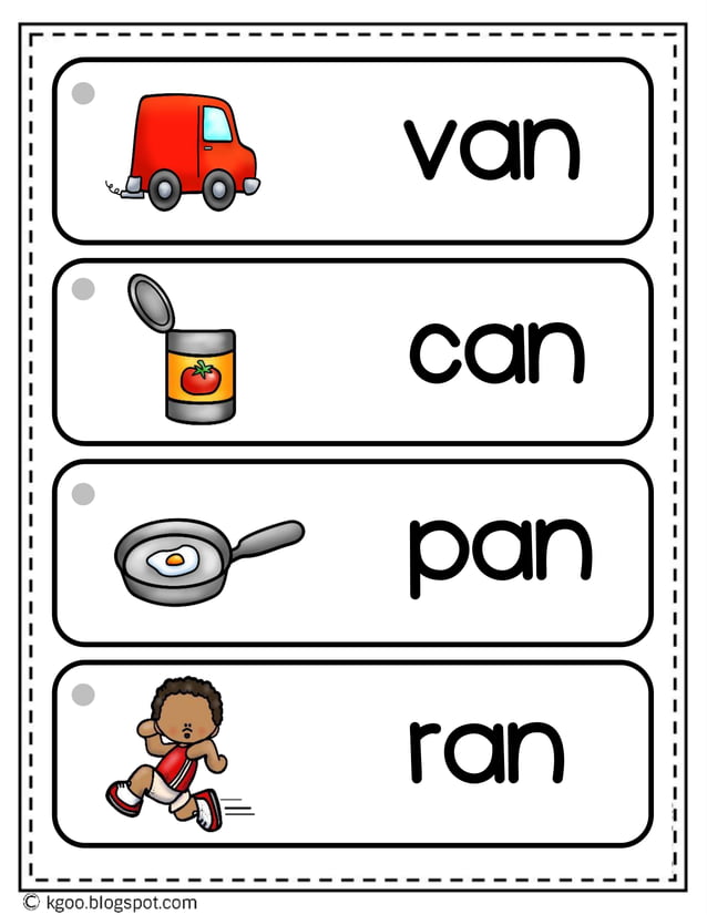 Cvc word family word work | PDF
