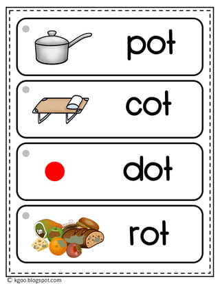 Cvc word family word work | PDF