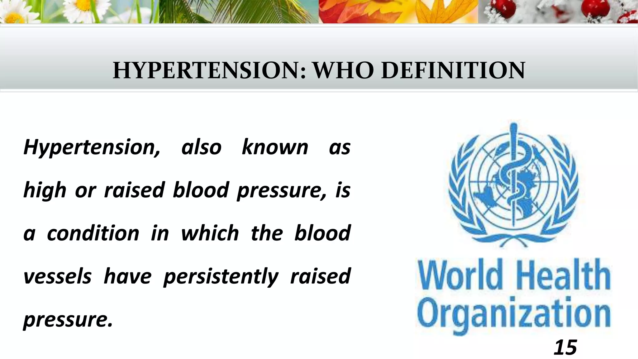 hypertension and cardiovascular disease | PPTX