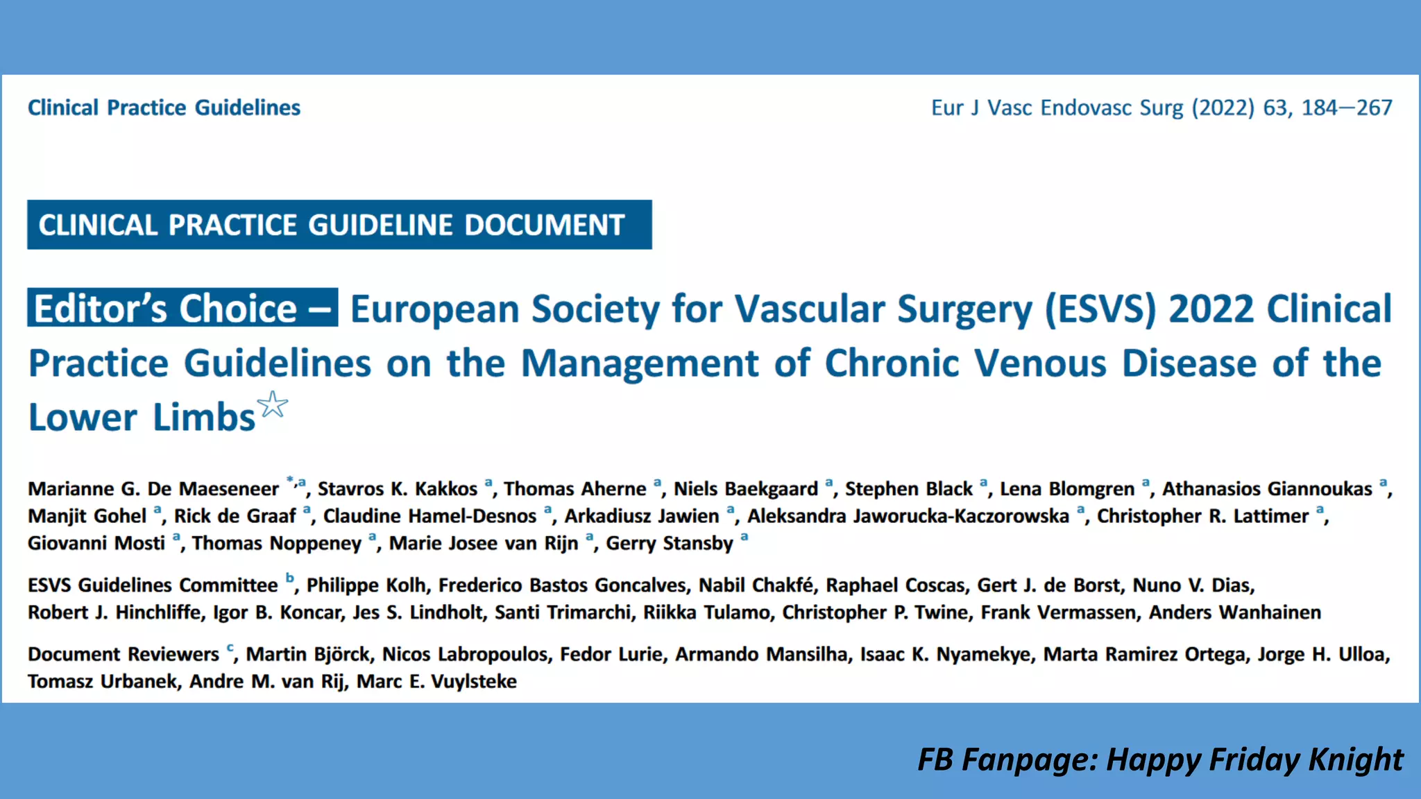 chronic venous disease: in brief | PPTX