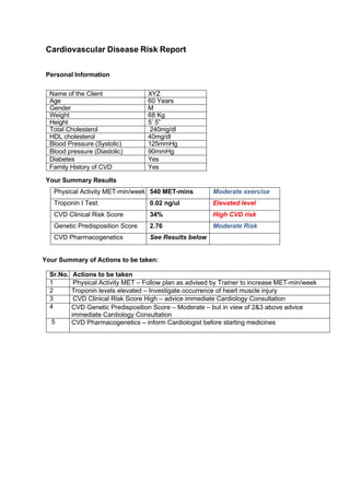 CVD-Report-V1.pdf | Heart and Cardiovascular Diseases | Diseases and ...