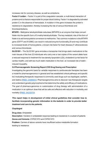 CVD-Report-V1.pdf | Heart and Cardiovascular Diseases | Diseases and ...