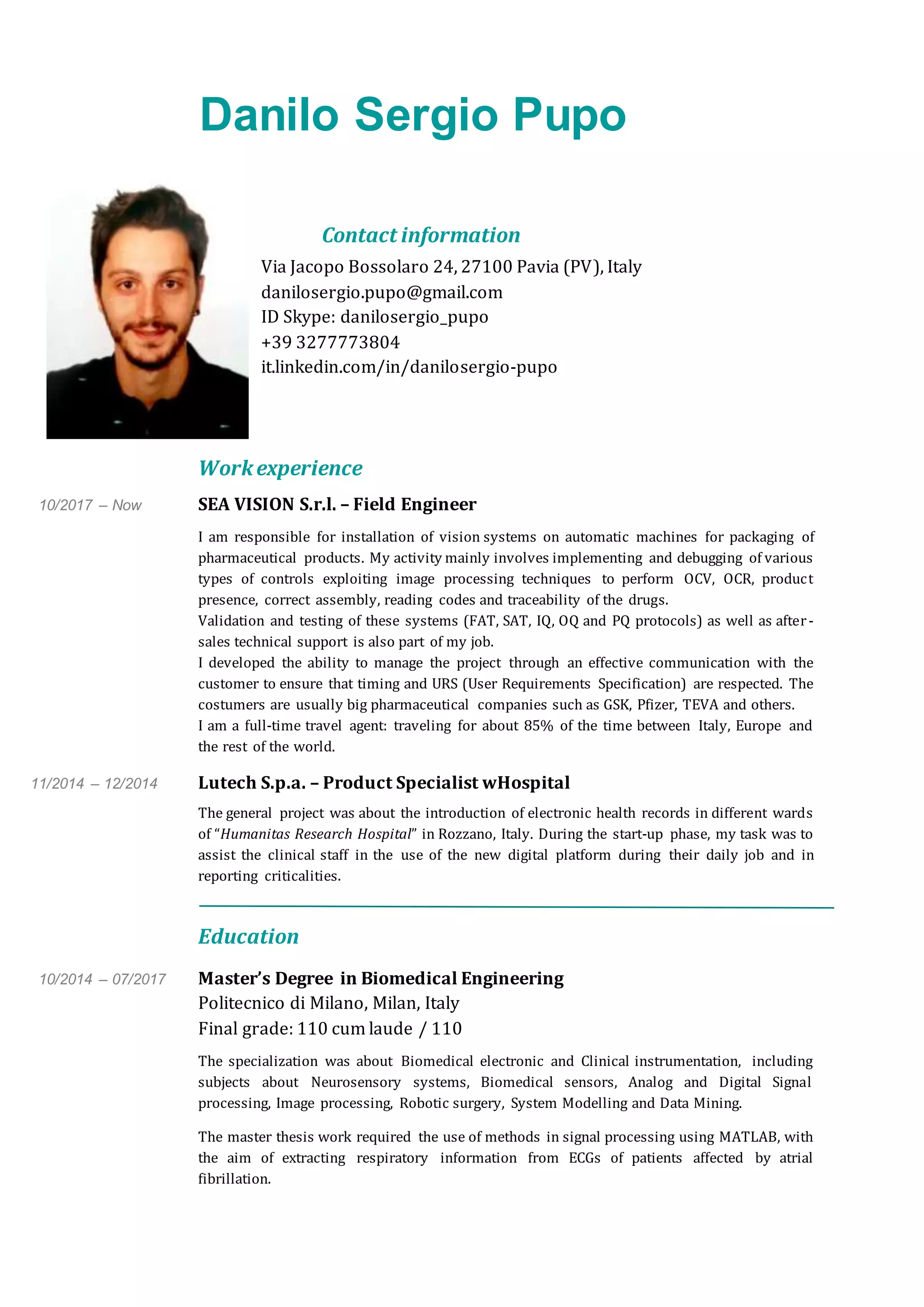 Curriculum vitae | PDF