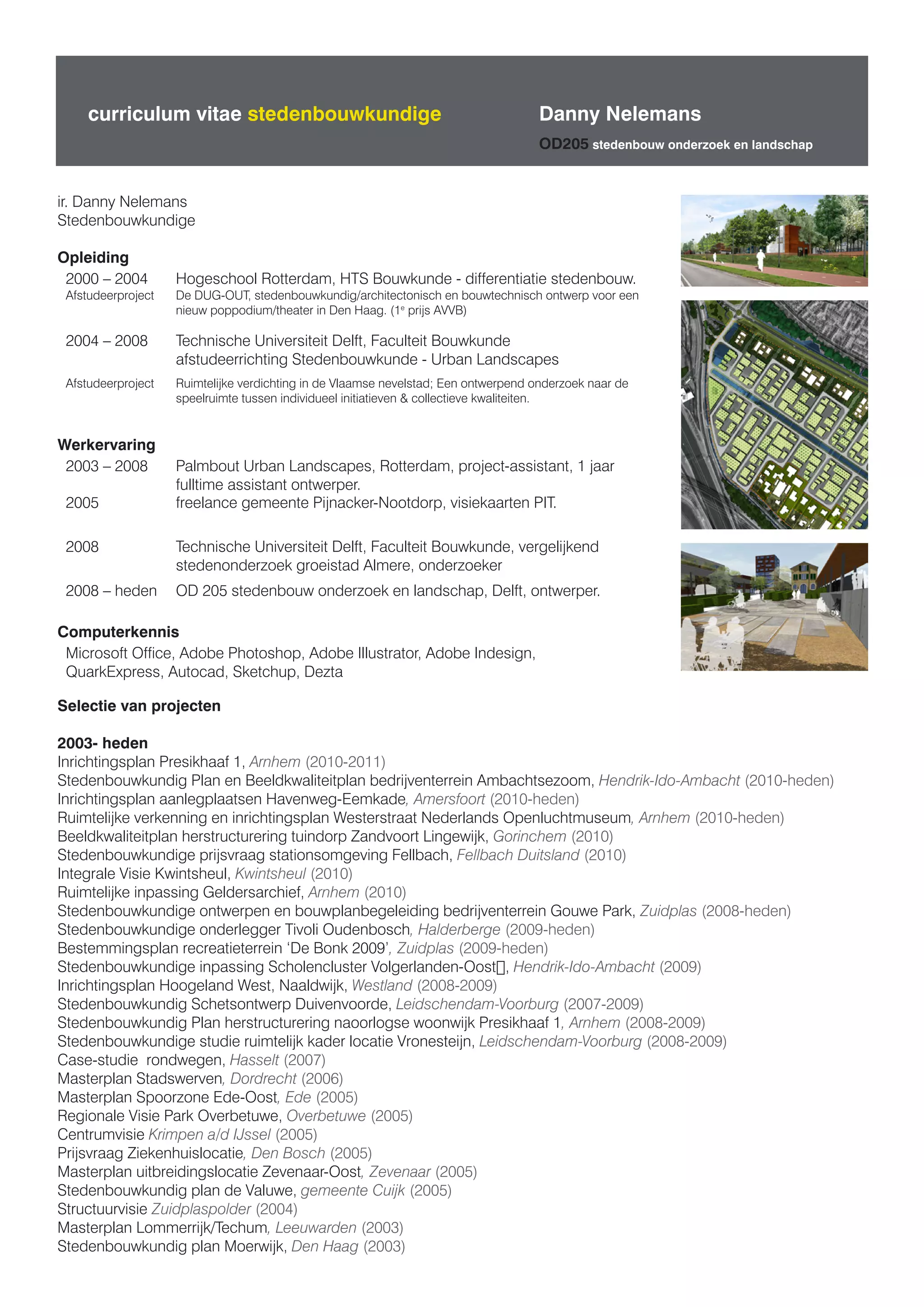 CV Danny Nelemans | PDF