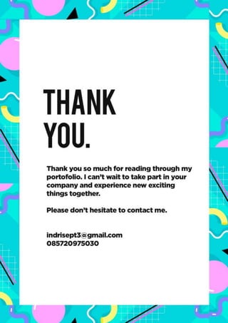 CV dan Portofolio Indri Septiani | PDF