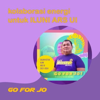 Cv dan visi misi johan calon ketua iluni ars ui 2021 2024 | PDF