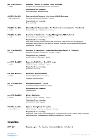 Cv David ionut-popa_en | PDF