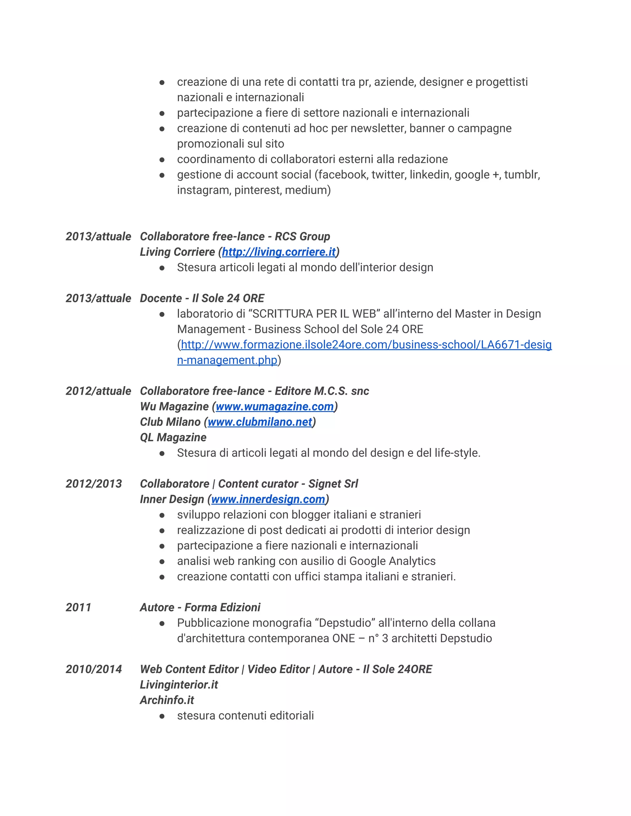 Cv davide rota_ita | PDF