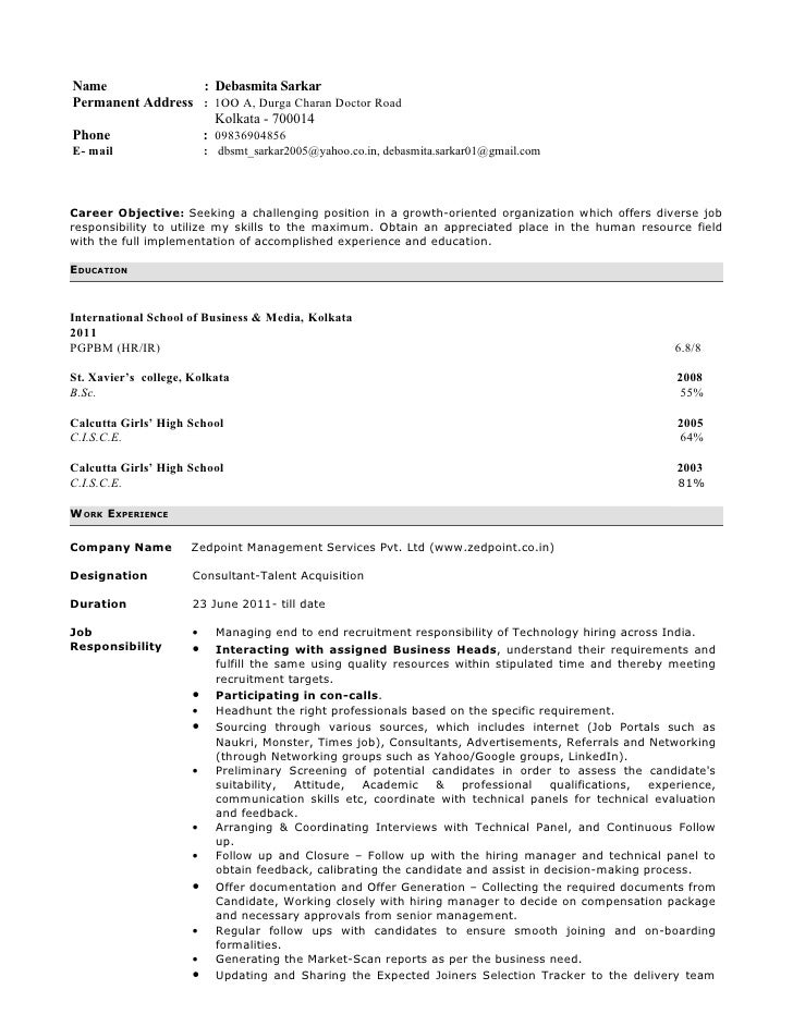 Free resume download kolkata - aaver