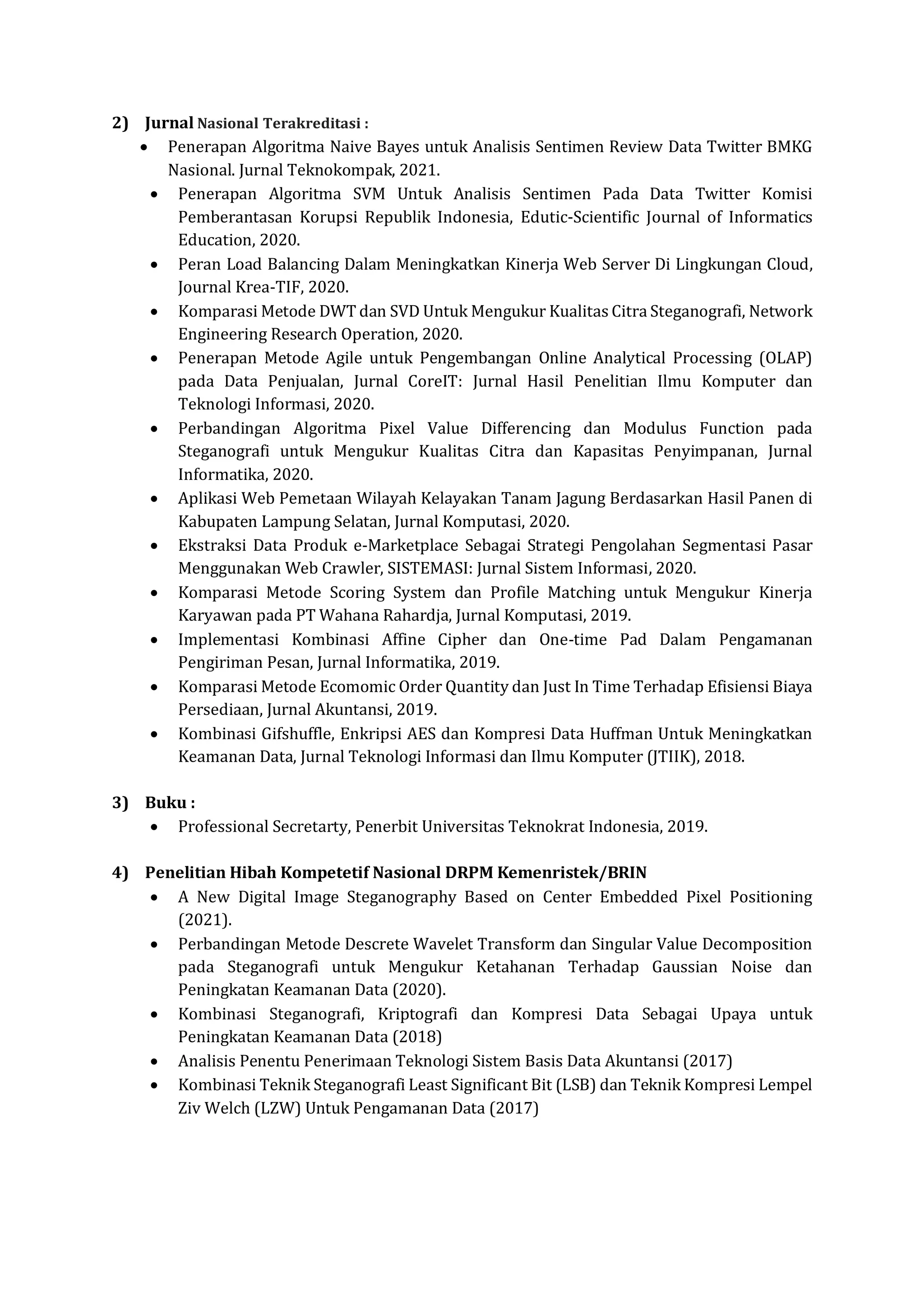 Cv dedi darwis | PDF