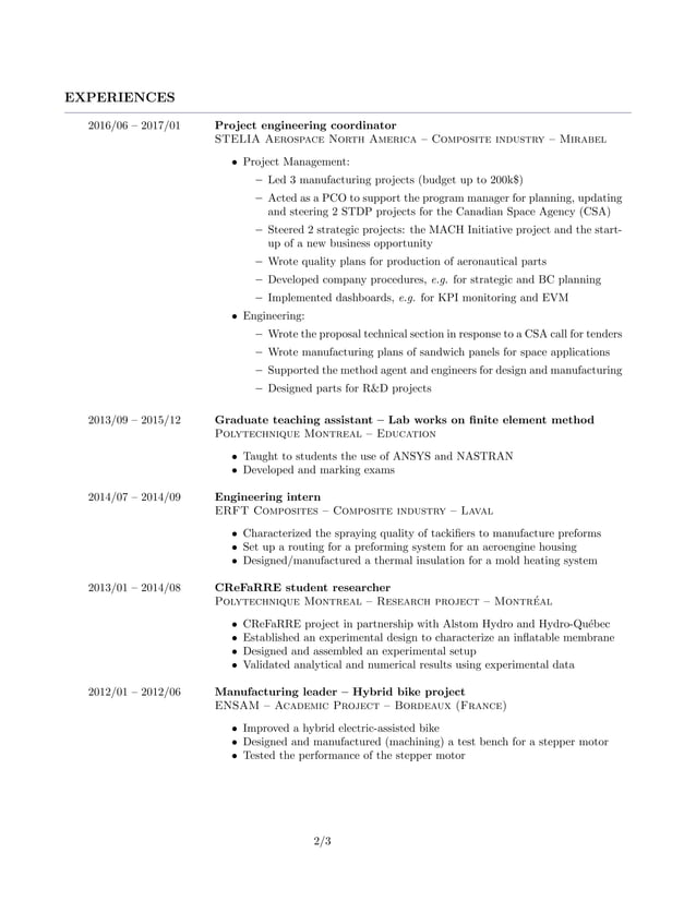 My resume - Rolland Delorme | PDF