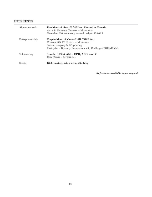 My resume - Rolland Delorme | PDF