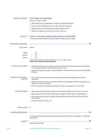 Cv Demontis IT | PDF