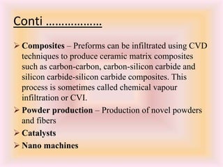 Cvd & pvd by shreya | PPTX