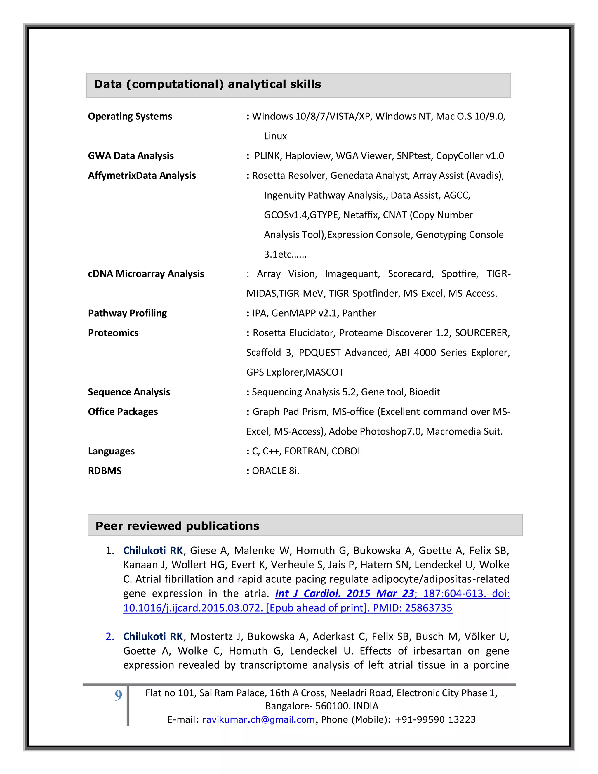 Cv Dr Ravi Kumar Chilukoti Revisedmarch 2017 Pdf 