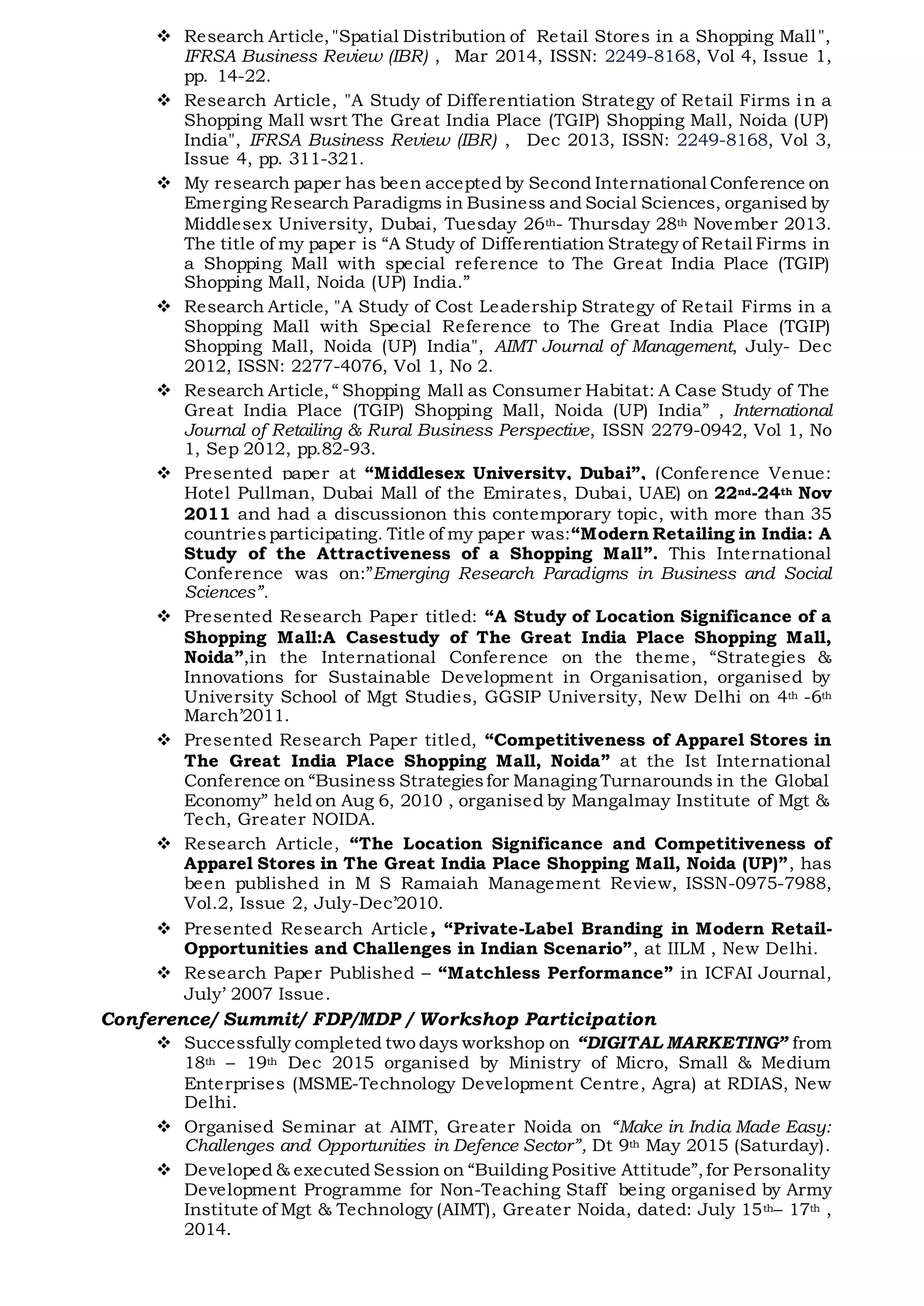 Cv dr sanjeev_tandon_jan_2016) | DOCX