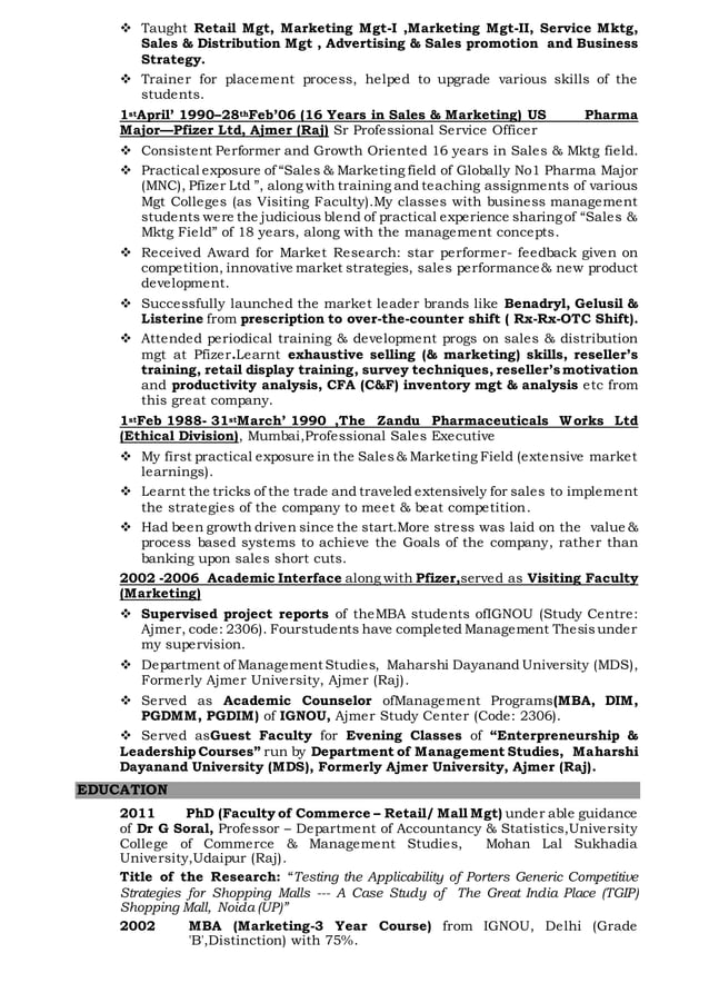 Cv dr sanjeev_tandon_jan_2016) | DOCX