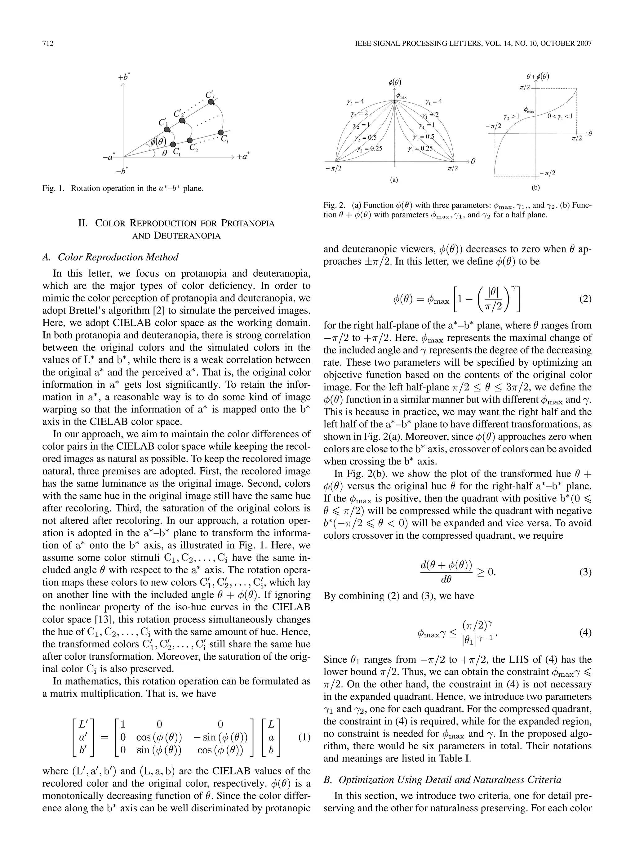 Information Preserving Color Transformation for Protanopia and Deuteranopia (IEEE Signal ...