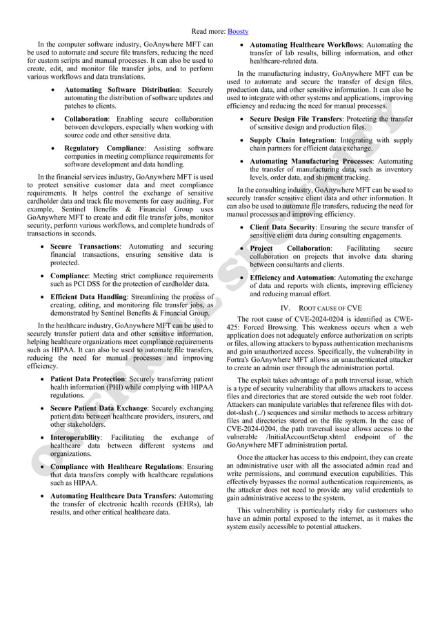 Cve The Fortras Goanywhere Mft [en] Pdf