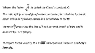 Lecture material on Fluid mechanics II CVE 313pptx | PPT