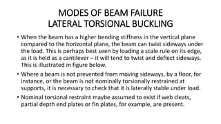 steel and timber design, structural design | PPTX
