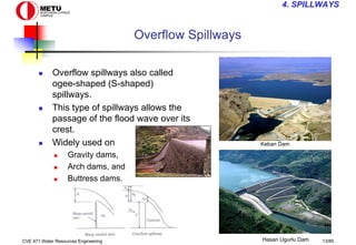 Cve471 lecture notes 4 spillways | PDF