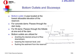 Cve471 lecture notes 4 spillways | PDF