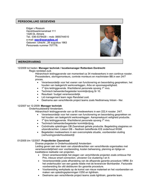 Cv Edgar Chronoloog Ii | PDF