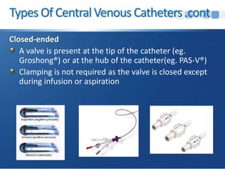 Groshong Catheter Tip