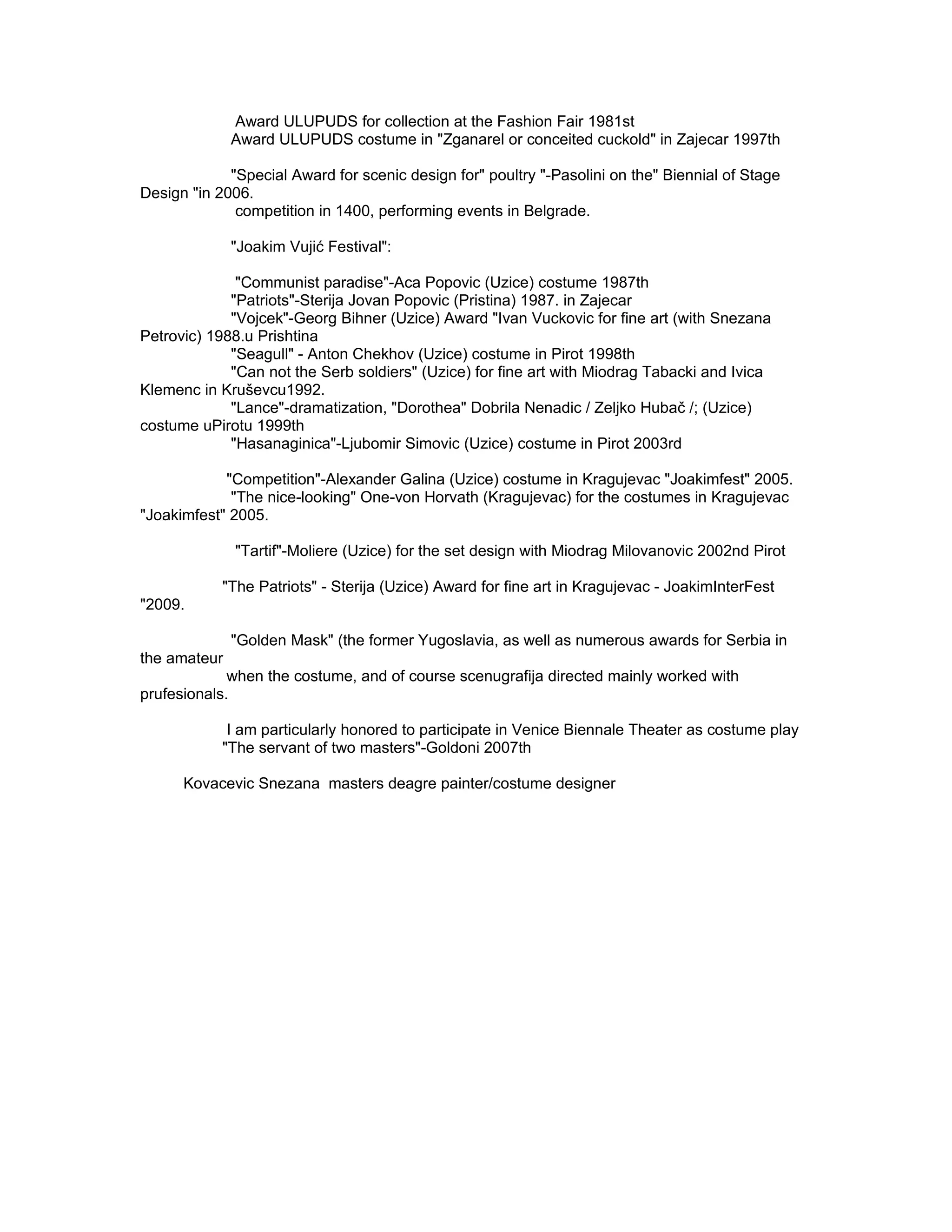 Cv Engleski Sa Slikom | PDF