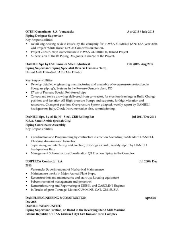 Cv english | PDF