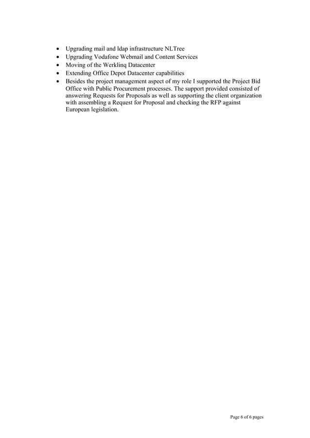 Cv english henk vd kerkhof | PDF