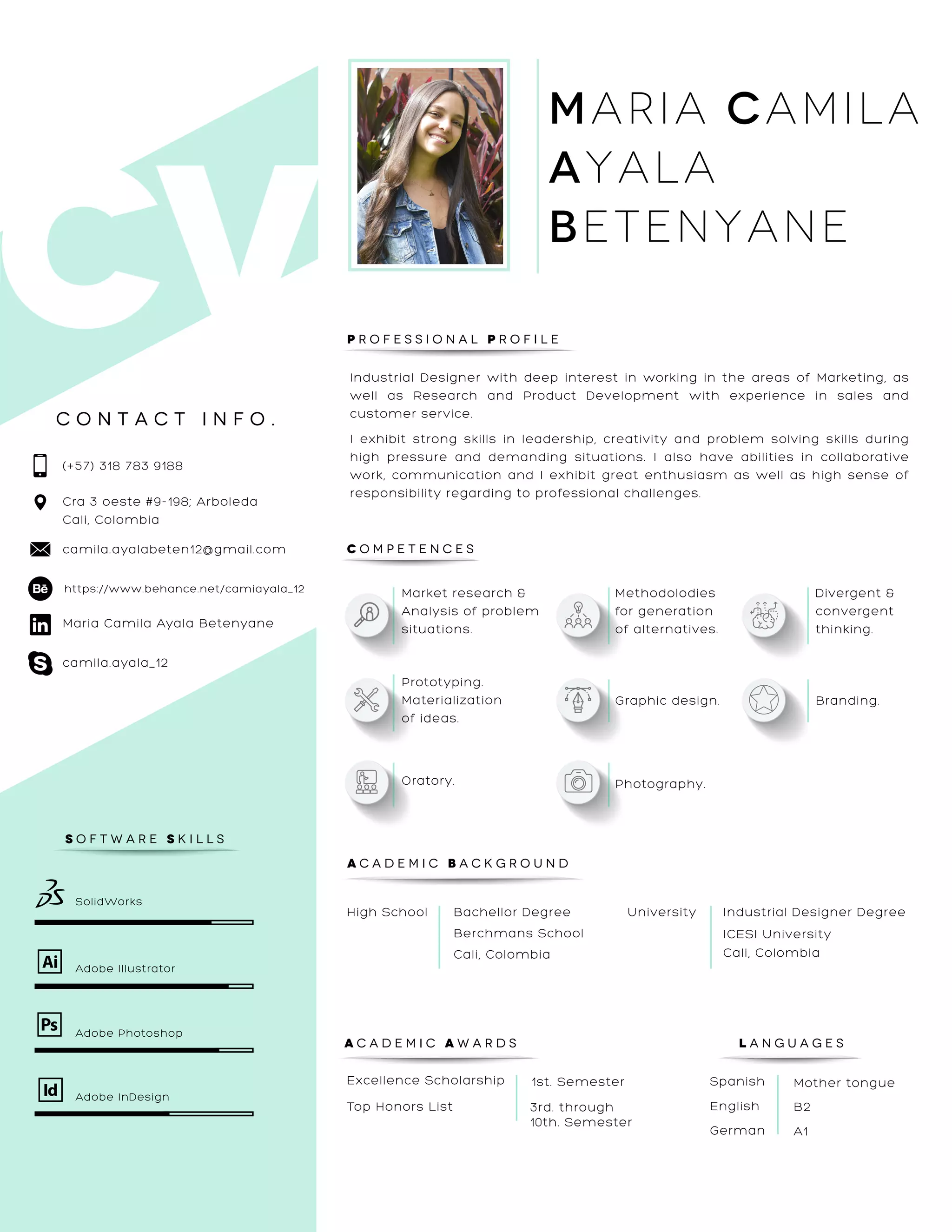 CV Maria Camila Ayala English jan 2019 | PDF