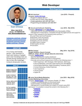 Cv english pdf | PDF