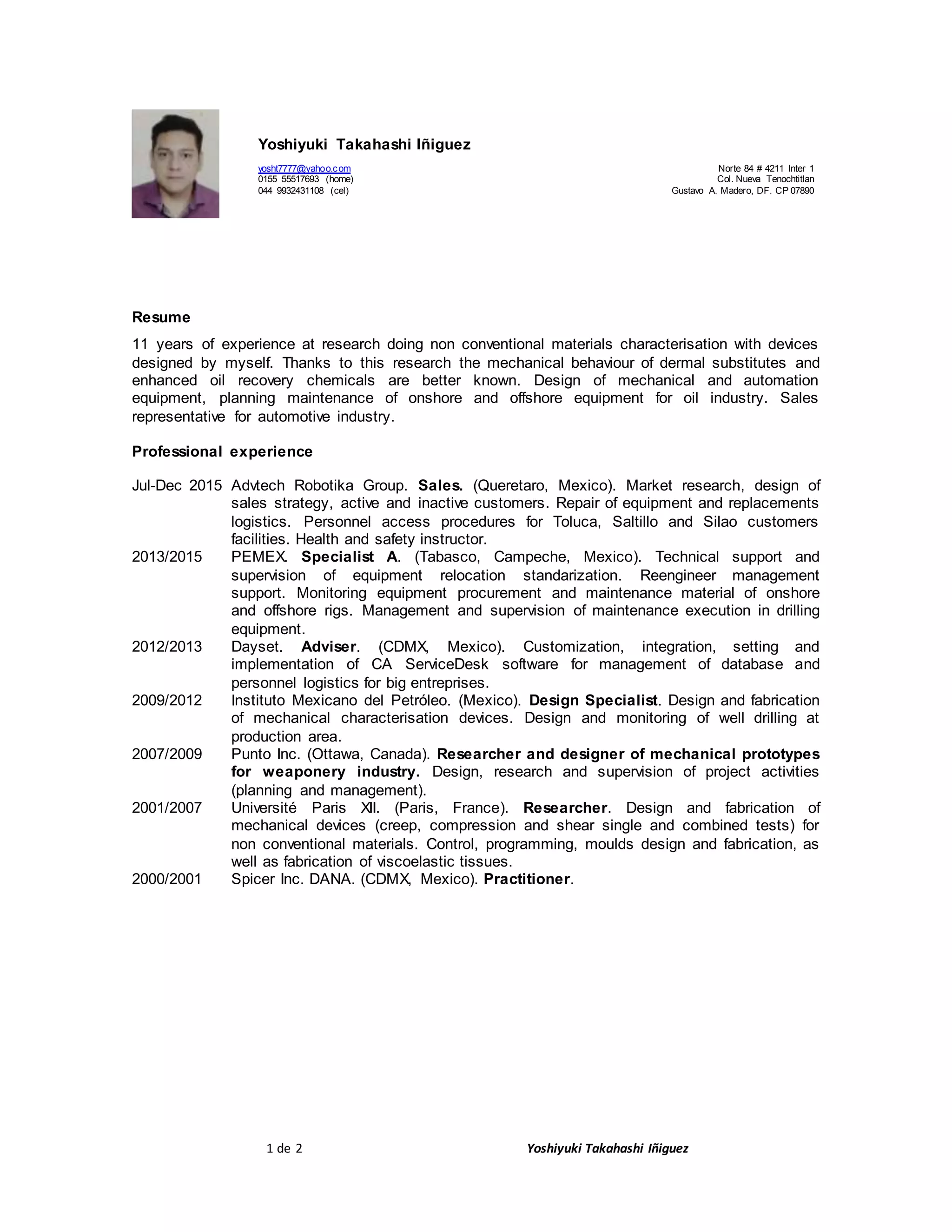 Cv english yoshiyuki_takahashi_iñiguez | DOCX