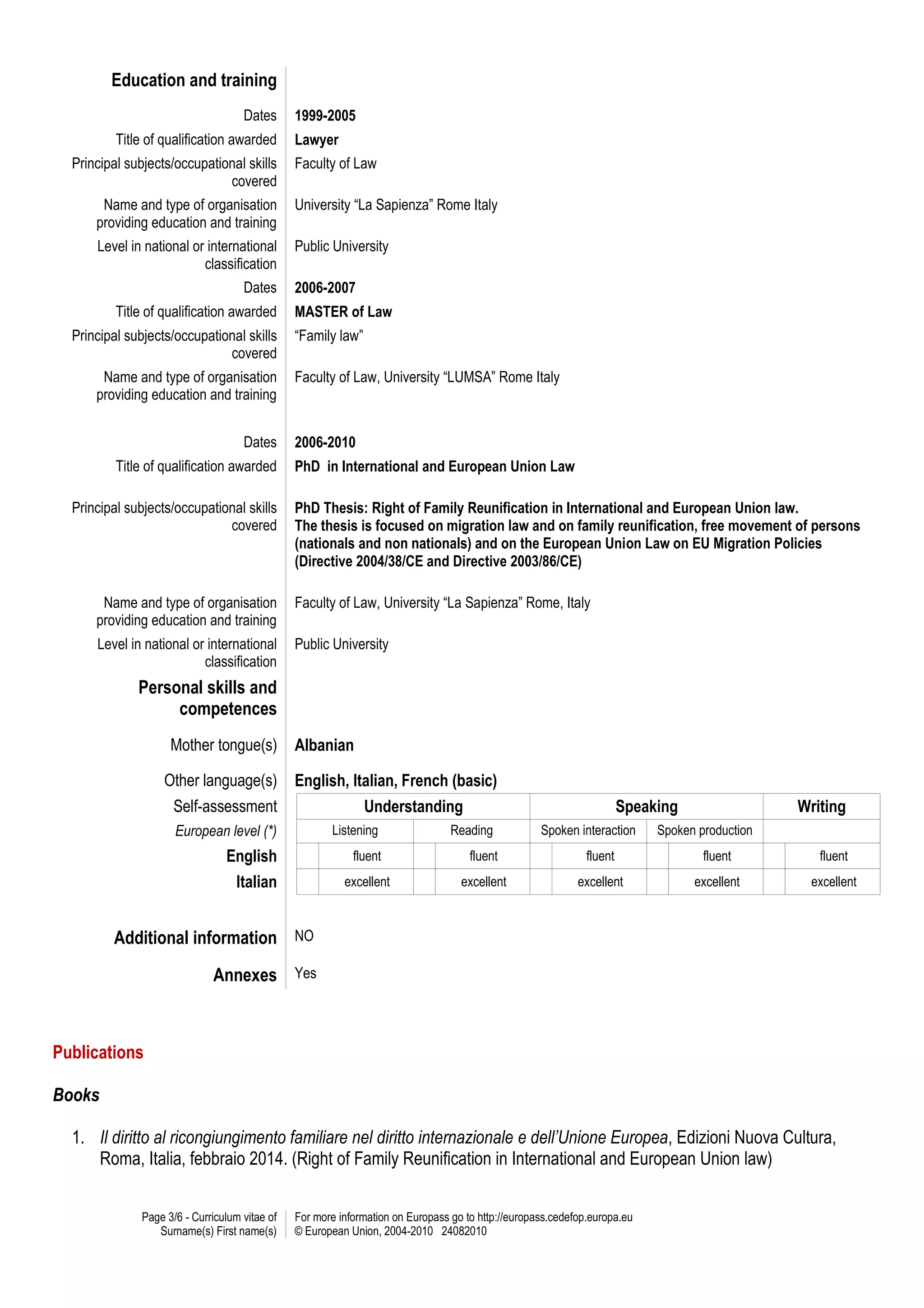 Cv erjona canaj | DOC