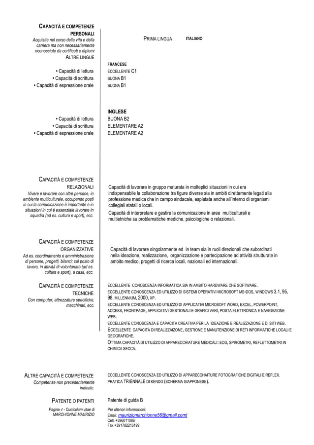 Cveuropeo Dott Marchionne | DOCX