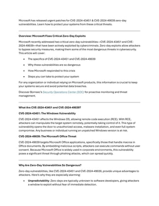 CVE Vulnerability Alert Critical Microsoft Exploits Fixed.pdf