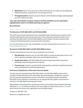 CVE Vulnerability Alert Critical Microsoft Exploits Fixed.pdf