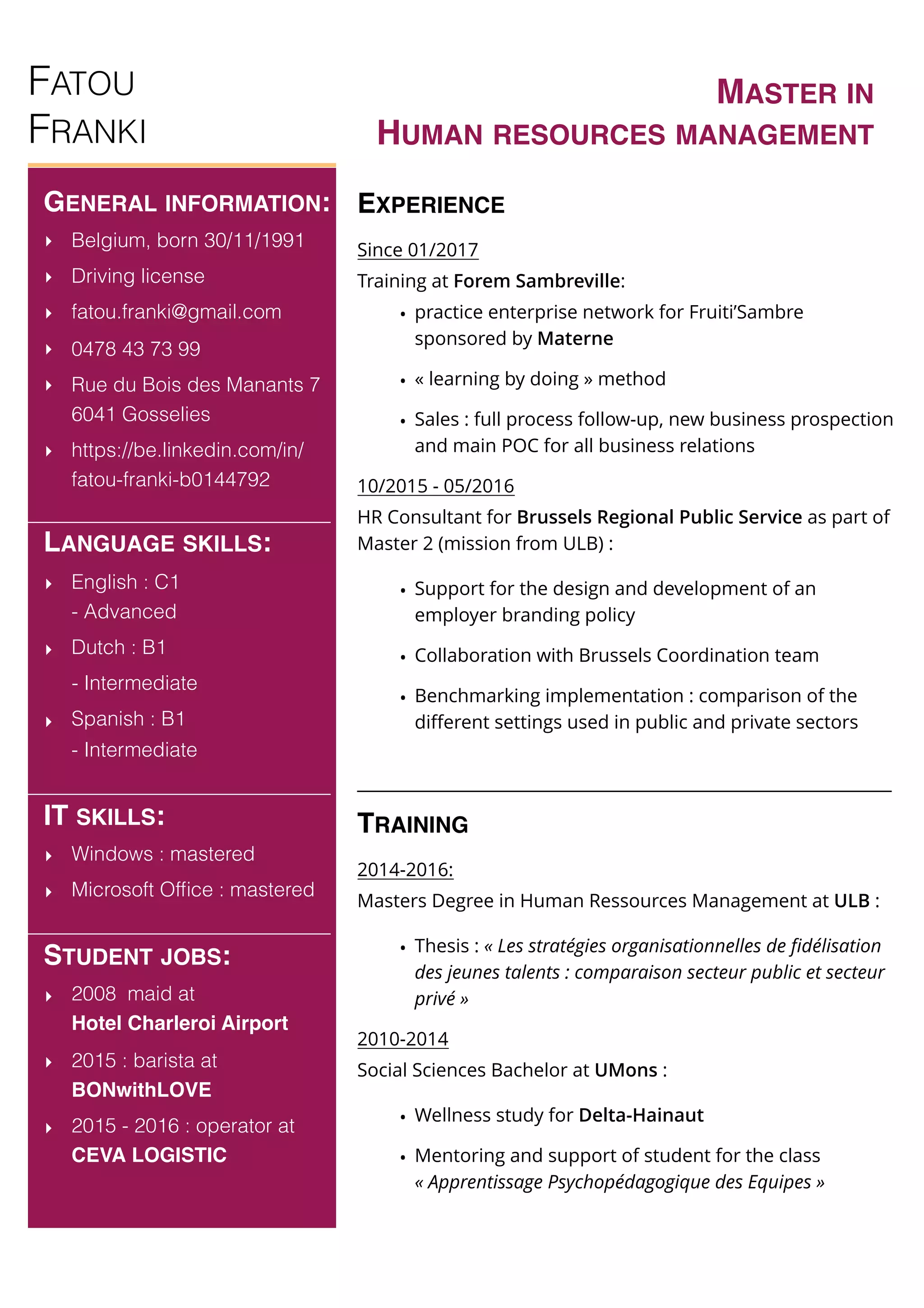 Curriculum Vitae | PDF