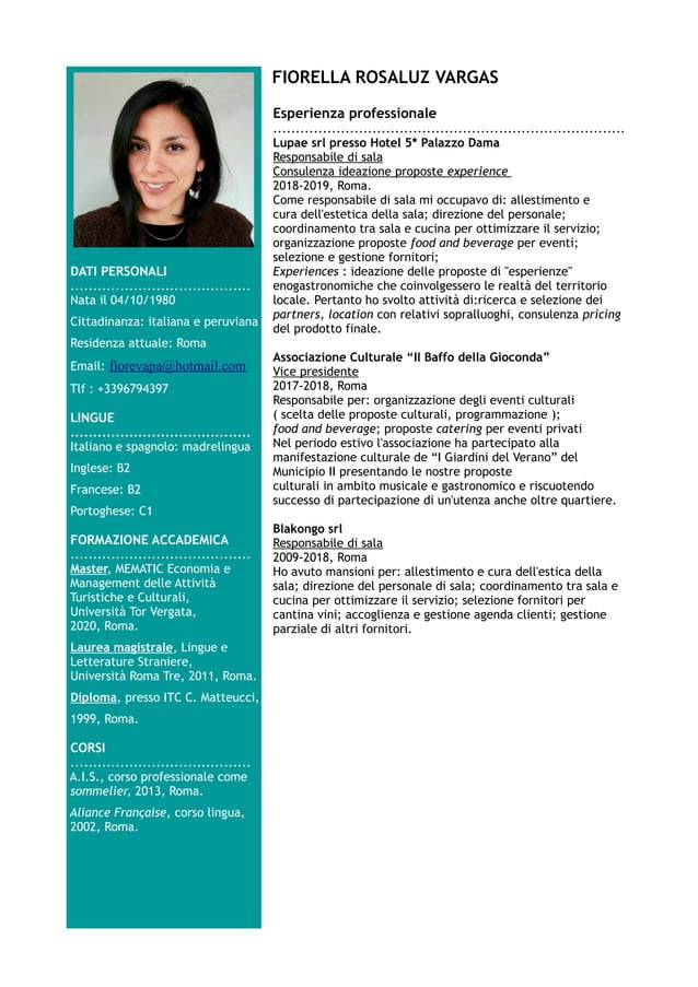 CV FIORE | PDF
