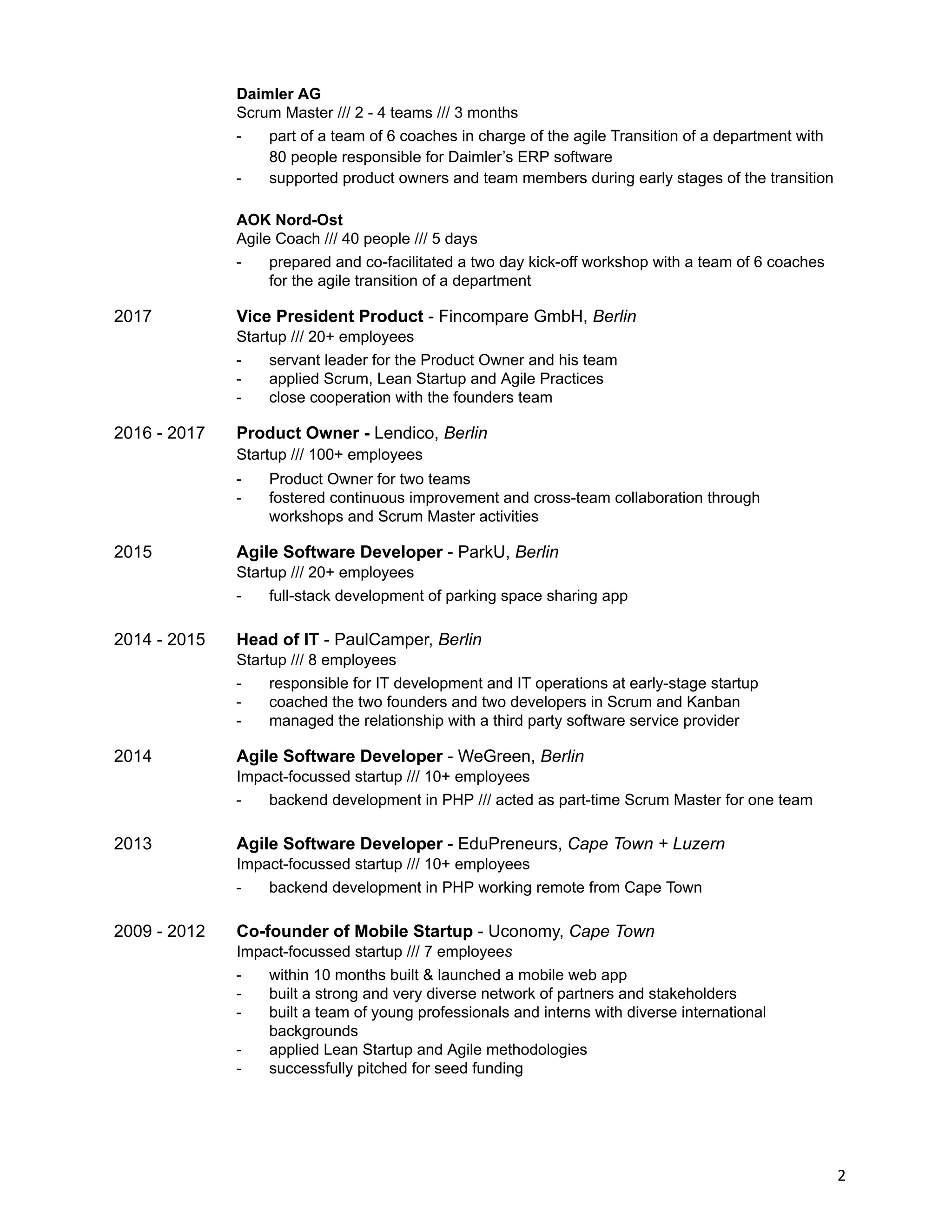 CV Florian Lucke | PDF